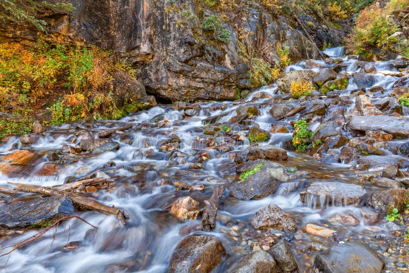 Mountain Stream in Fall stock image. Image of landscape - 57713277