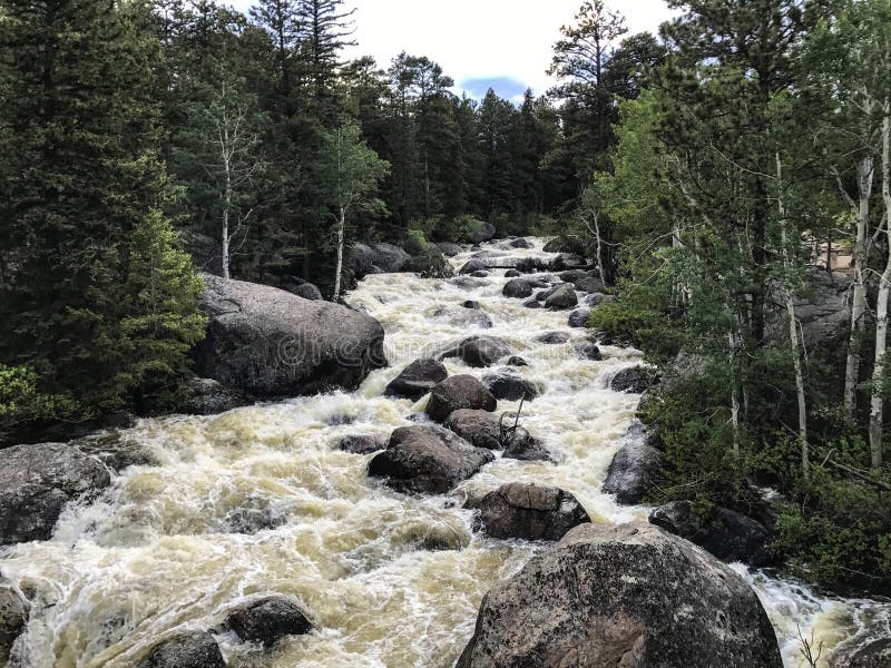 Mountain stream stock image. Image of mountain, outdoors - 103450415