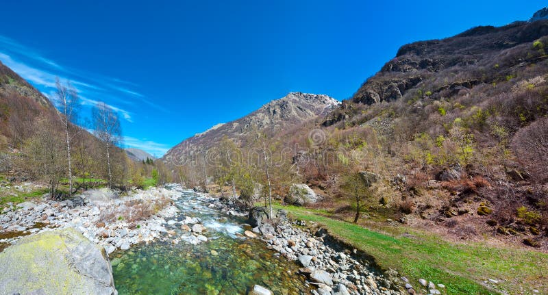 Stream stock photo. Image of italian, green, alps, flow - 29872386