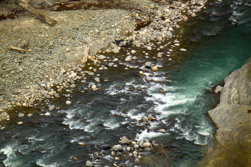 Mountain Stream during Low Water Level Stock Photo - Image of place ...