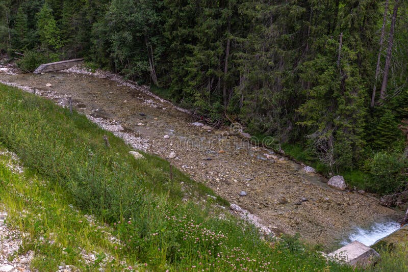 Mountain stream stock image. Image of rocks, panorama - 267733767