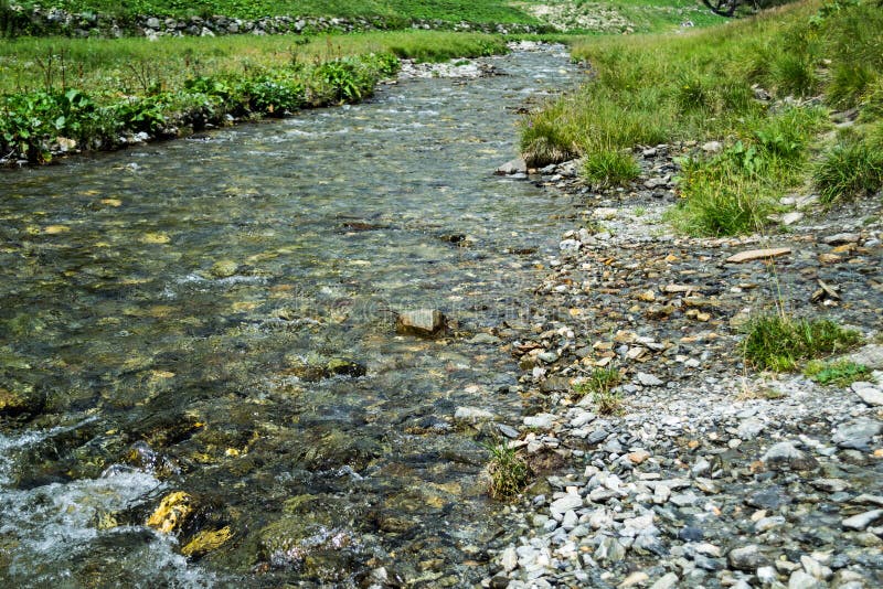 Mountain Stream. Relax and Peace. Stock Image - Image of beautiful ...