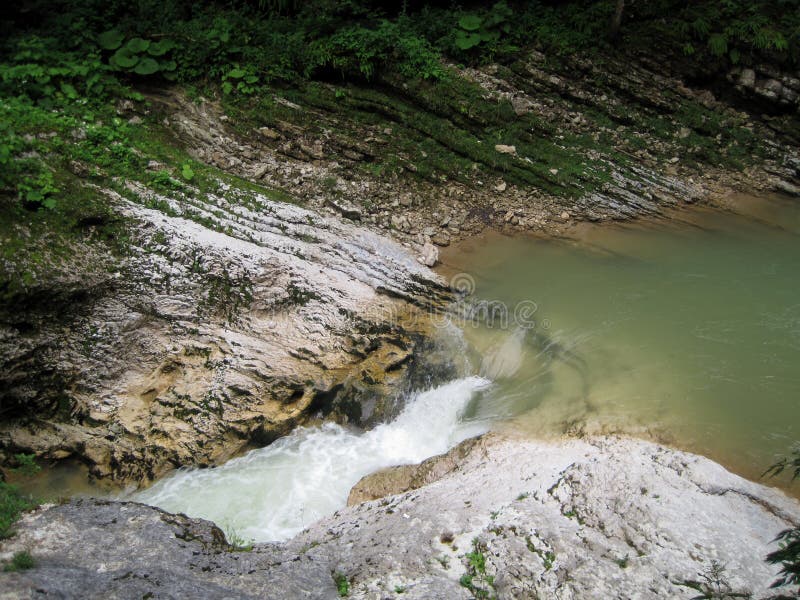 Ravine and stream stock photo. Image of small, mountain - 105798350