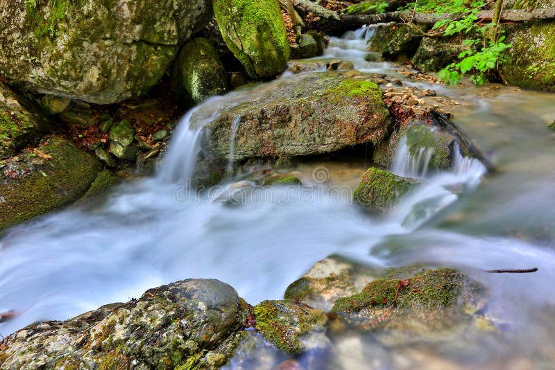 Mountain stream stock photo. Image of background, swift - 32369662