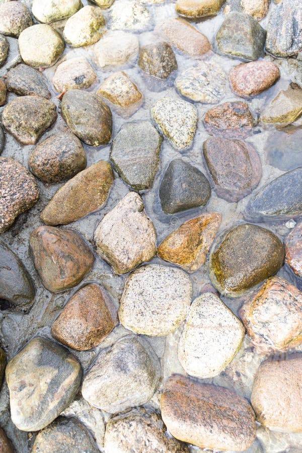 Mountain Stream with Stones. Flowing River with. Spring Running Water ...