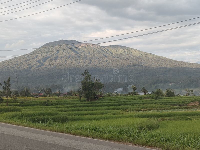 Mountain in sumatera barat stock image. Image of bukittinggi - 265003907