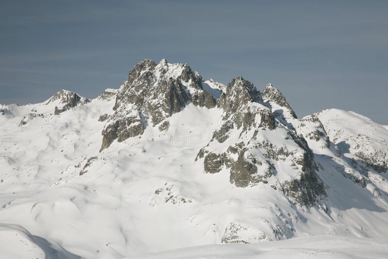 Mountain summit stock image. Image of alps, slope, mountain - 13399175