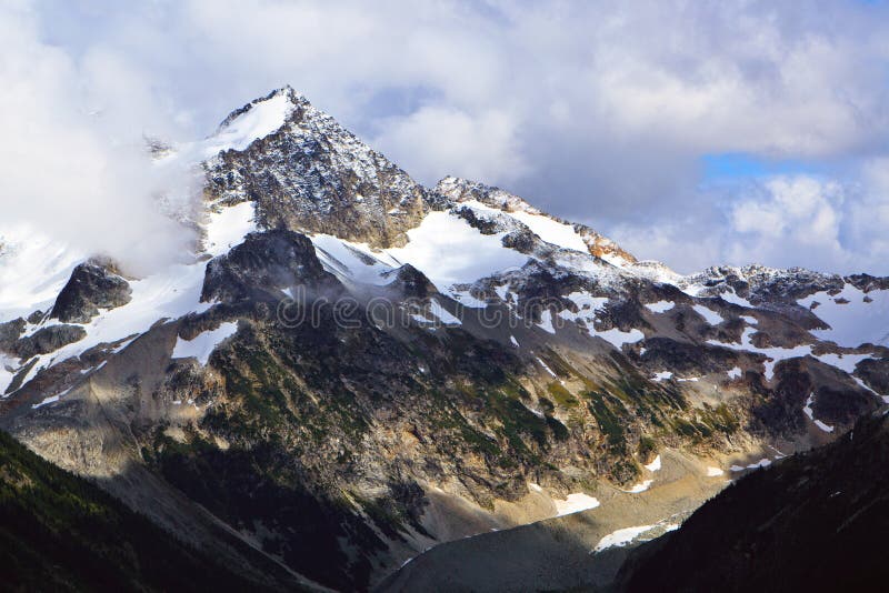 Mountain summit stock photo. Image of summit, stone, sunlight - 18756816