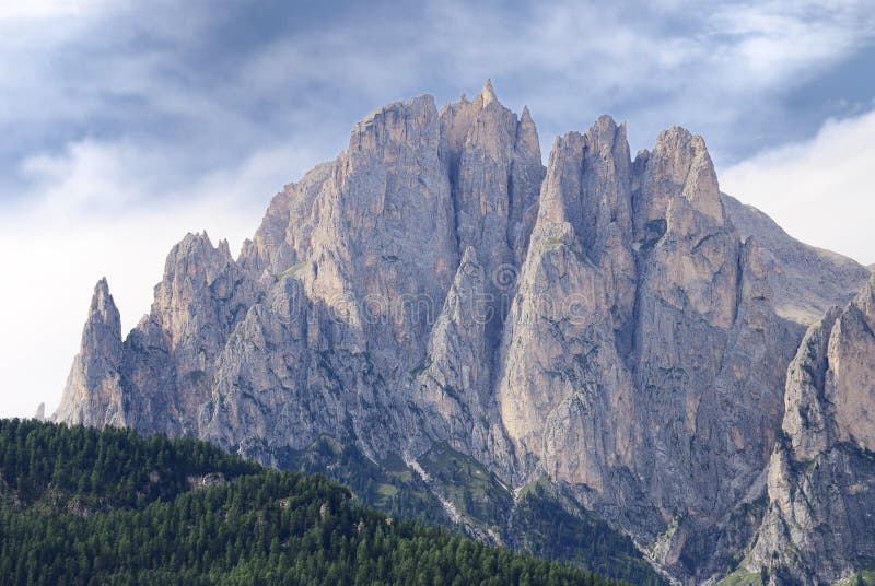 Mountain Summit stock image. Image of impressive, dolomites - 28418997