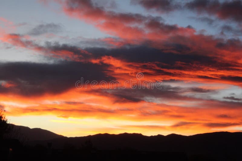 Mountain sunset stock photo. Image of mountain, amazing - 129863198