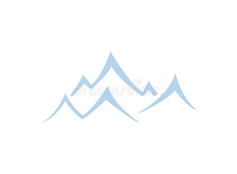 Mountain symbol stock vector. Illustration of high, icon - 91478260