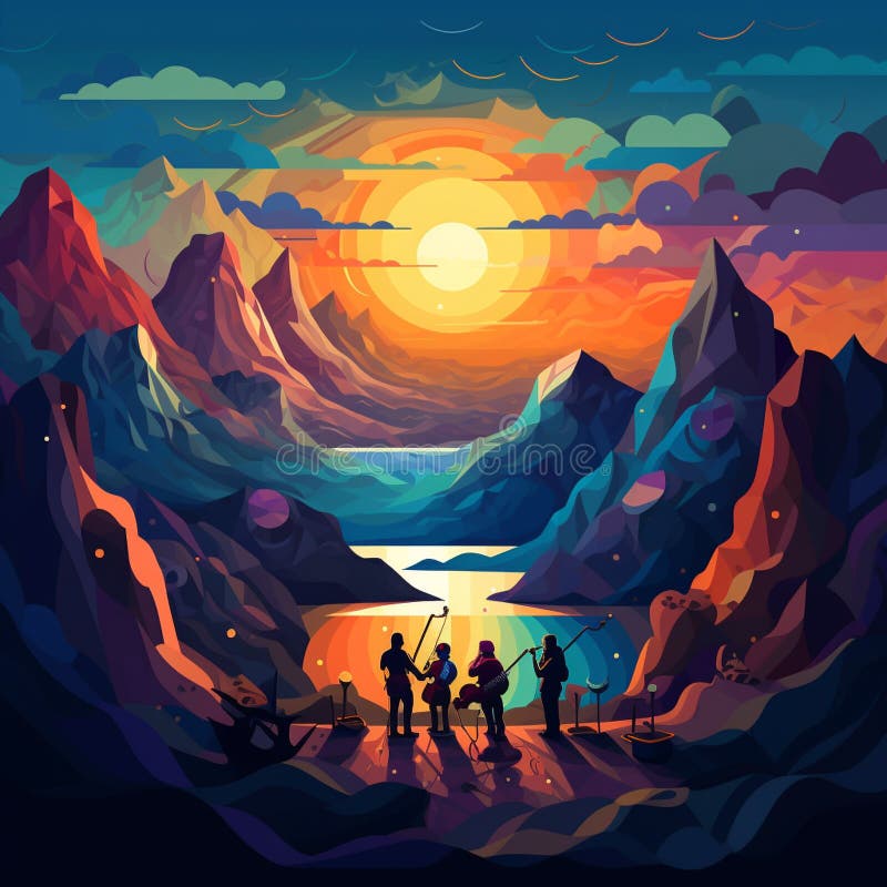 Mountain Symphony: Harmony between Nature S Beauty and Hiker S ...