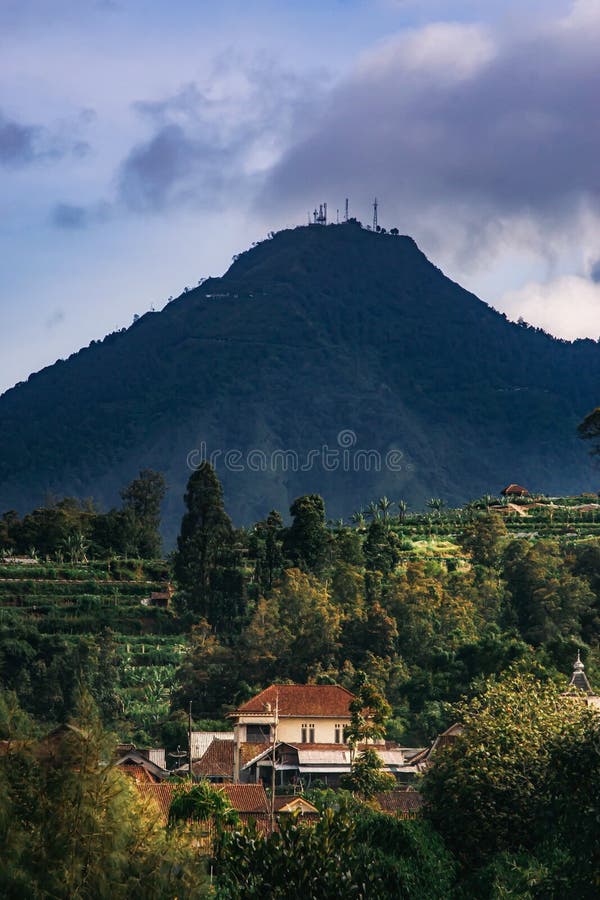 Mountain Telomoyo in Magelang Indonesia Stock Photo - Image of mountain ...