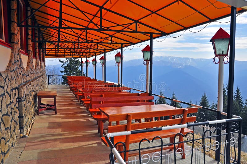 Mountain terrace stock image. Image of architecture, attraction - 19108273