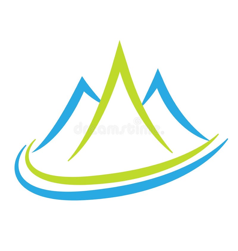 Mountain Terrain and Landscape, Icon Vector Stock Vector - Illustration ...