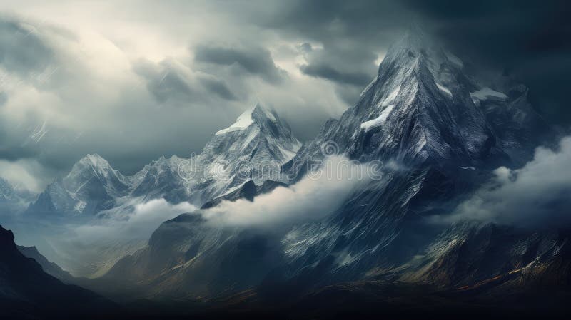 Mountain Texture Connection Stock Illustration - Illustration of range ...