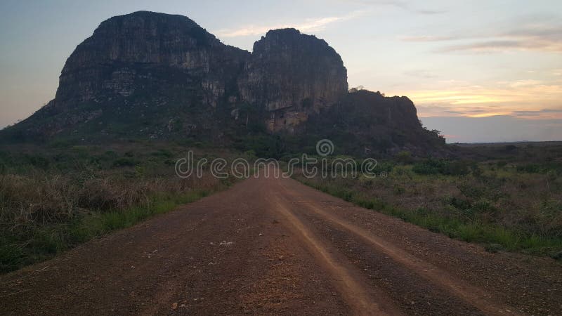 Mountain at Tomboco in Angola Stock Photo - Image of cloud, rock: 186089956