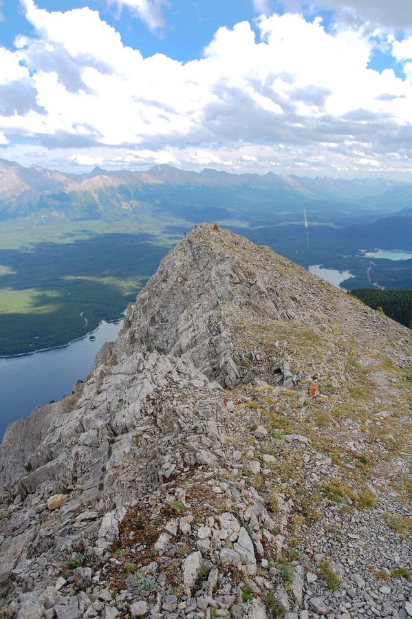 Mountain top stock image. Image of cloud, indefatigable - 6098897