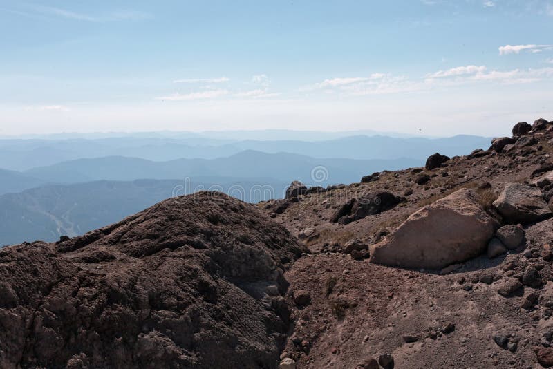Mountain Top Landscape Above the Tree Line Stock Photo - Image of ...