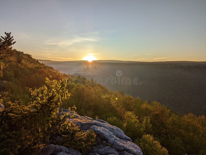 Mountain Top Sunrise stock image. Image of sunrise, nature - 253217573