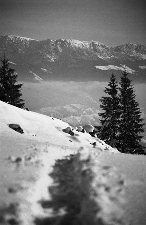 Mountain Top View-2 stock image. Image of footprint, mountaintop - 1836123