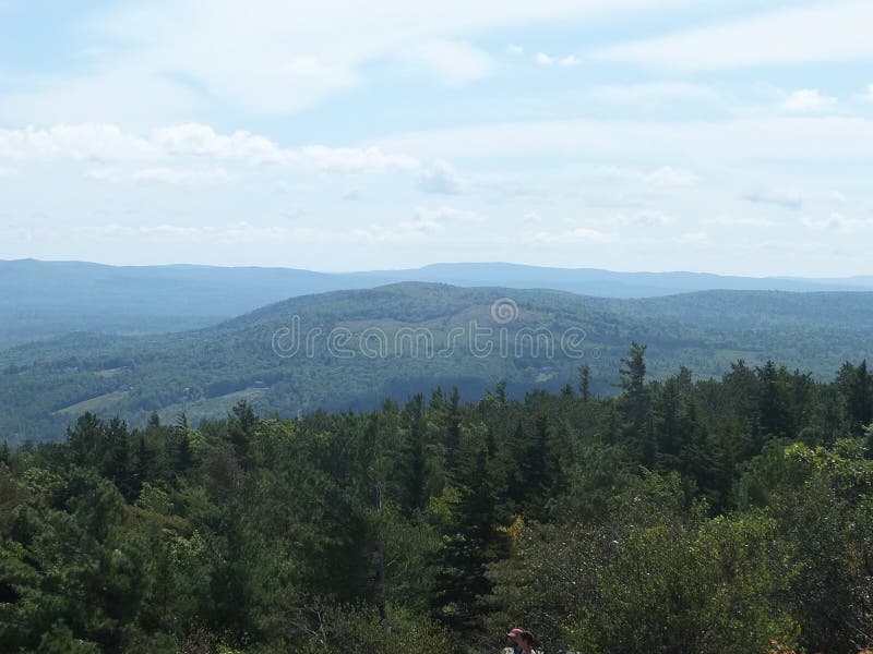 Mountain Top View stock image. Image of skyline, high - 97490085