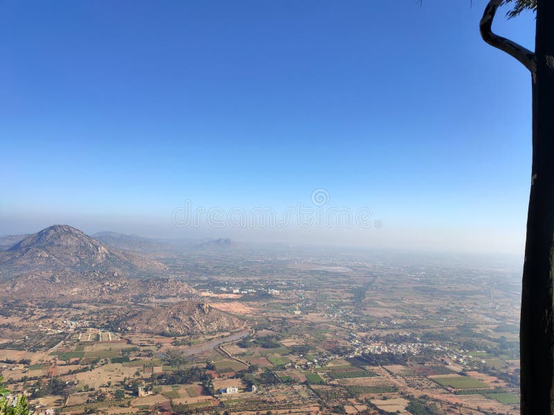 Mountain Top View from Nandi Hills Stock Photo - Image of exposure ...