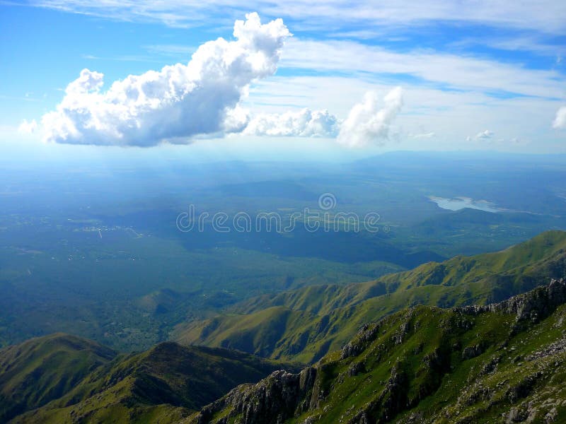 Mountain stock image. Image of nature, clouds, landscape - 42660171