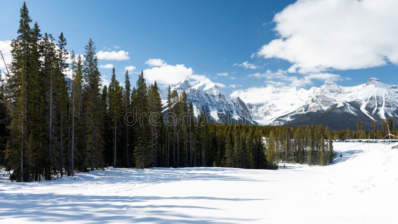 Mountain top in winter stock photo. Image of panorama - 258473556