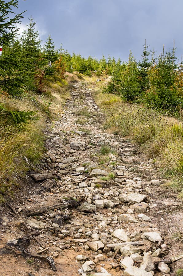 Mountain track stock image. Image of path, europe, outdoor - 28285683