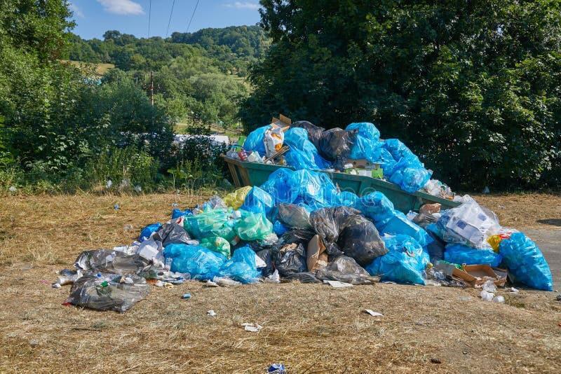 Mountain of trash stock image. Image of landfill, dispose - 105732123