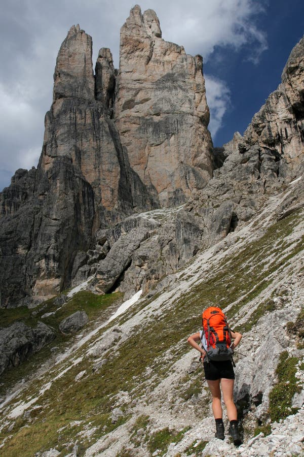 Mountain trekking stock photo. Image of rock, alps, trekking - 5687458