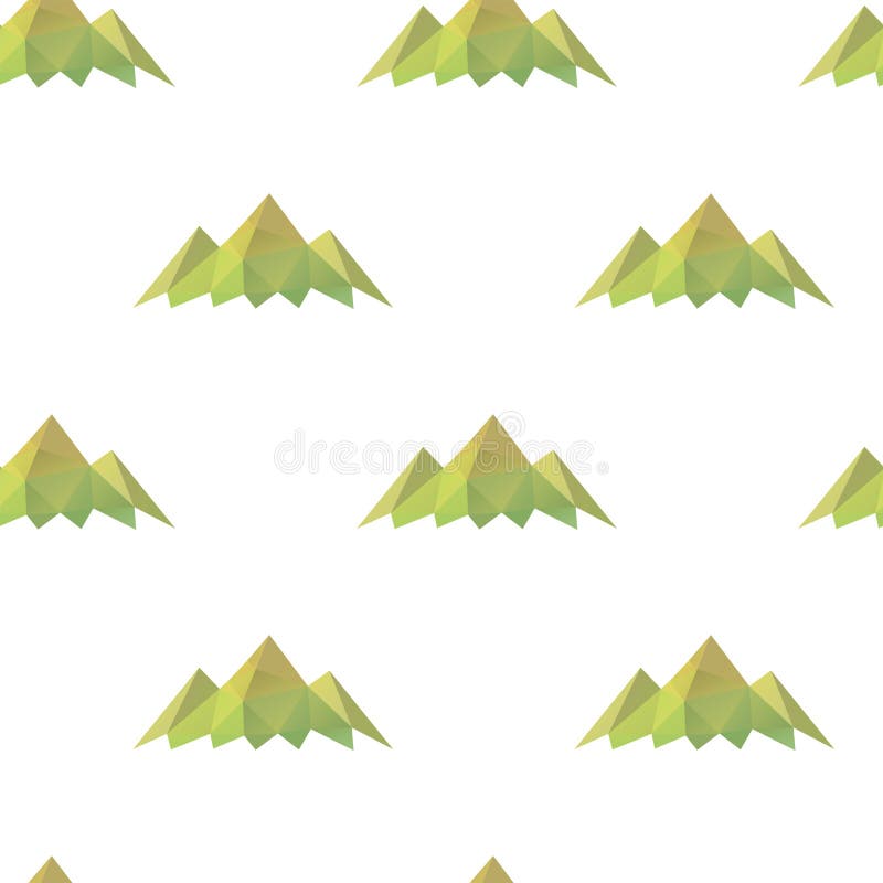 Mountain Triangle Shape Seamless Pattern Backgrounds. Wrapping Paper ...