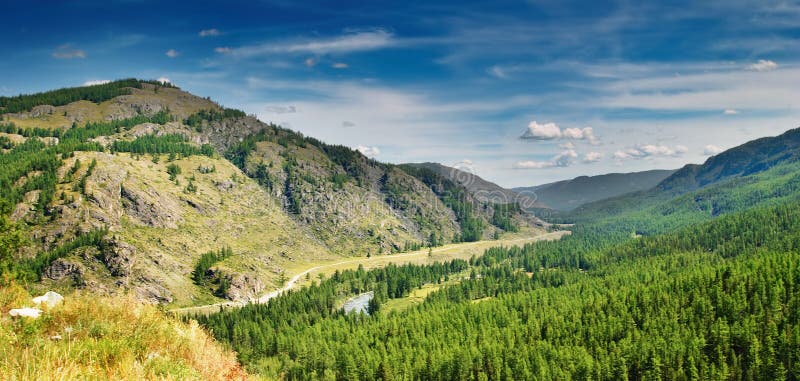 Mountain valley stock image. Image of environment, scenery - 4777631