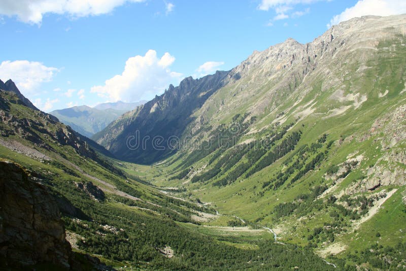 Mountain valley stock image. Image of clear, valley, range - 8186109