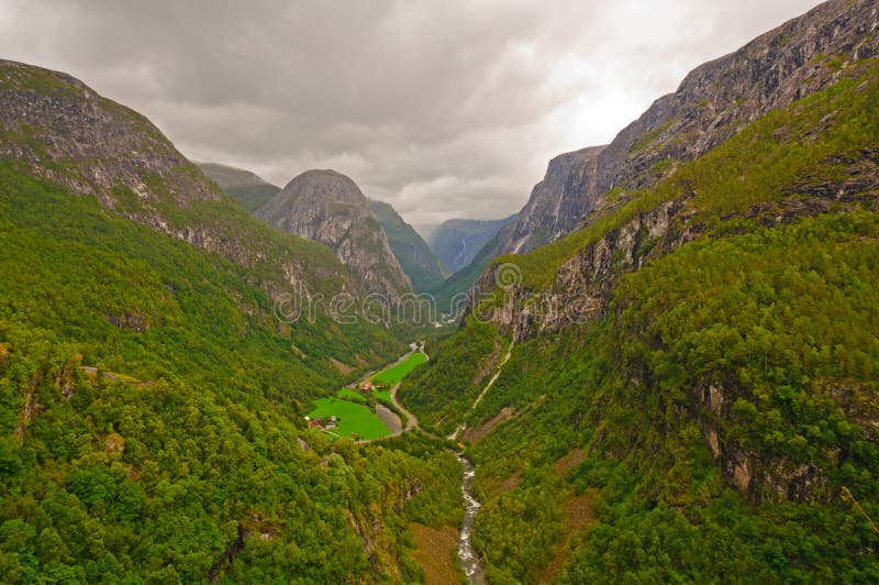 Mountain Valley from above stock photo. Image of pinnacle - 27680874
