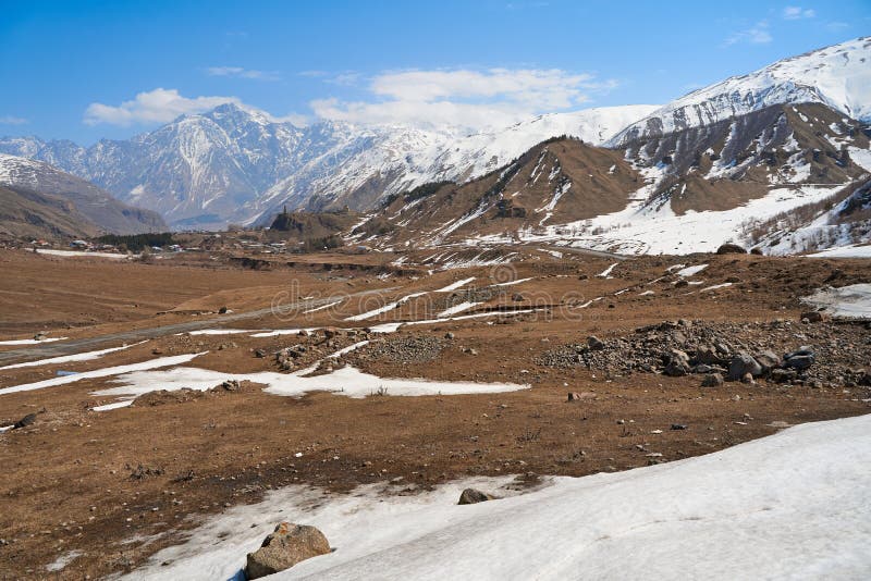 In a Mountain Valley, a Breathtaking Landscape of Giant Covered ...
