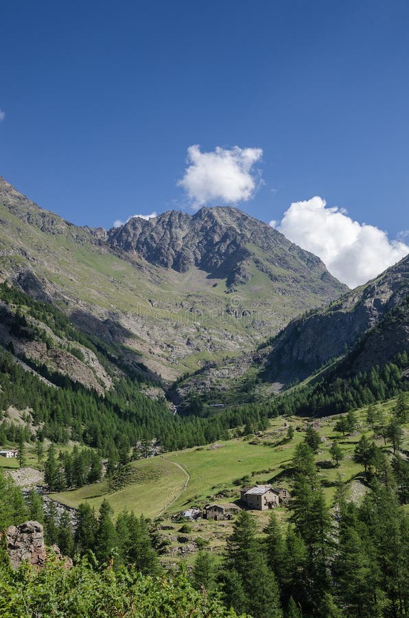 Mountain Valley stock photo. Image of river, panorama - 39912492