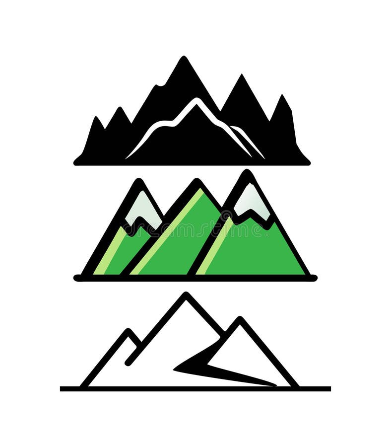 Mountain Icon Illustration Stock Illustrations – 199,764 Mountain Icon ...