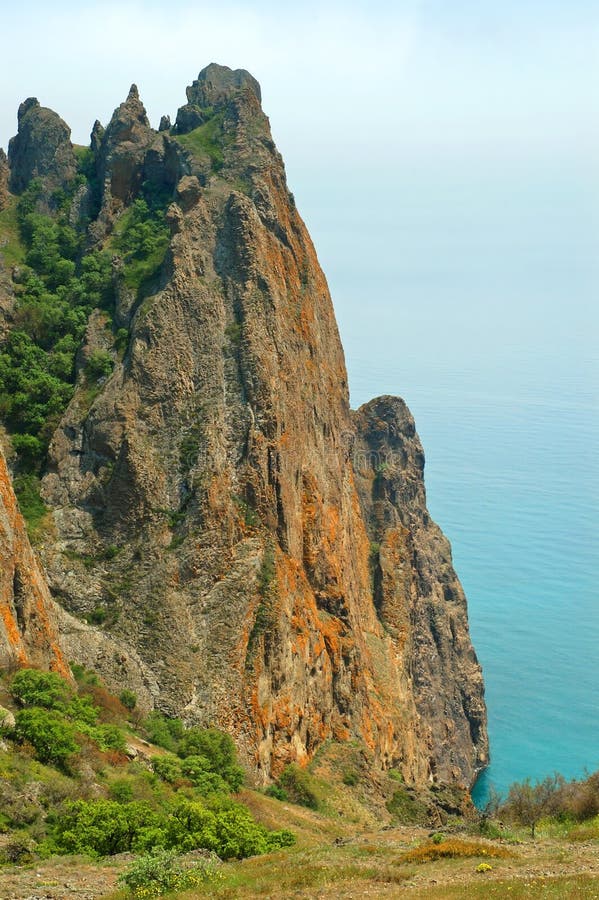 Mountain view stock photo. Image of beauty, island, cloud - 9769252