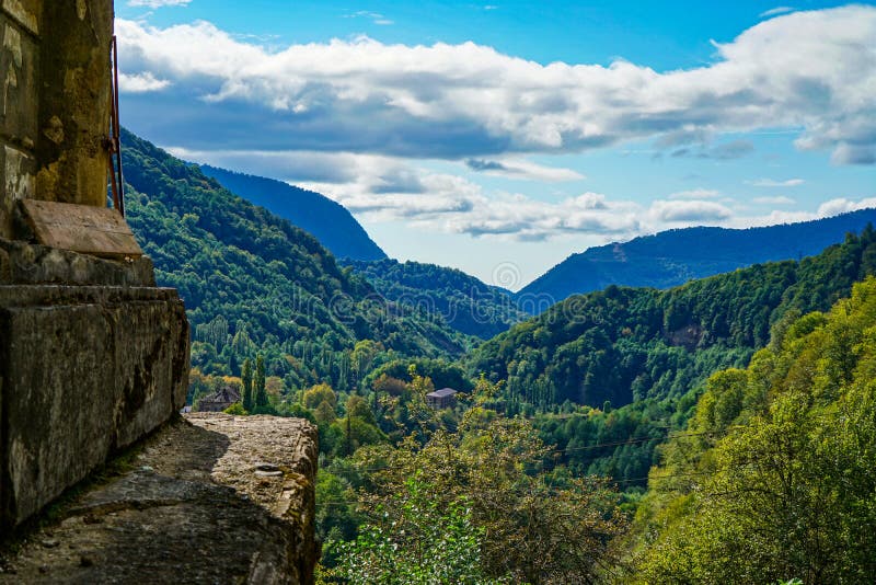 Mountain View. Abkhazia. Georgia Stock Image - Image of silicon, hike ...