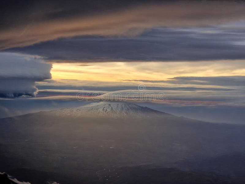 Mountain View from Airplane Cockpit Stock Photo - Image of cockpit ...