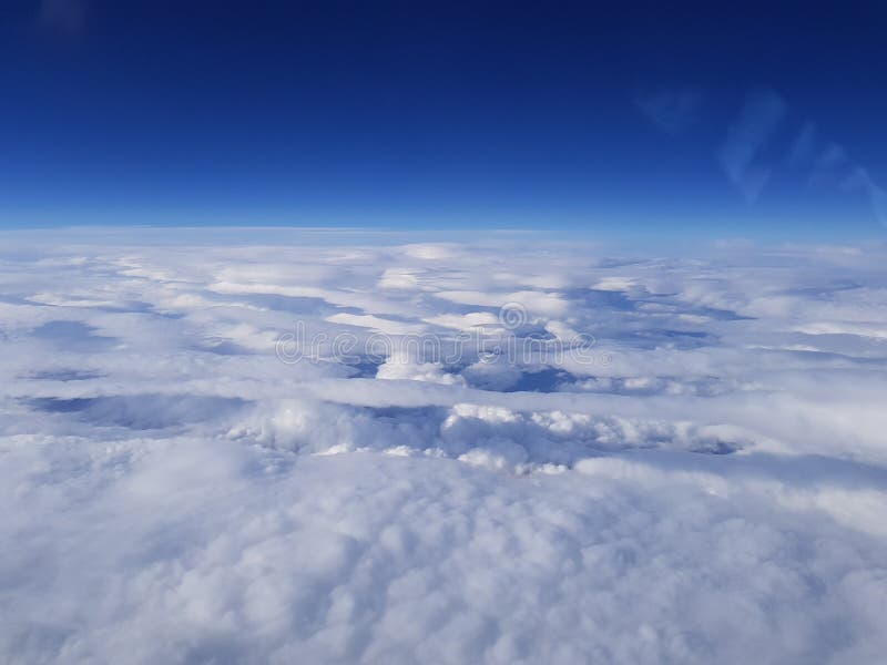 Mountain View from Airplane Cockpit Stock Photo - Image of mountains ...