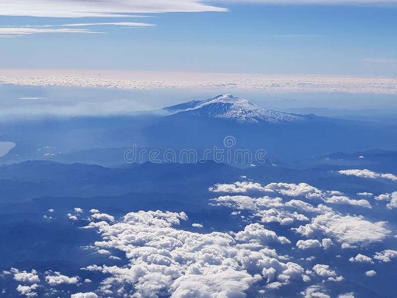 Mountain View from Airplane Cockpit Stock Photo - Image of aircraft ...