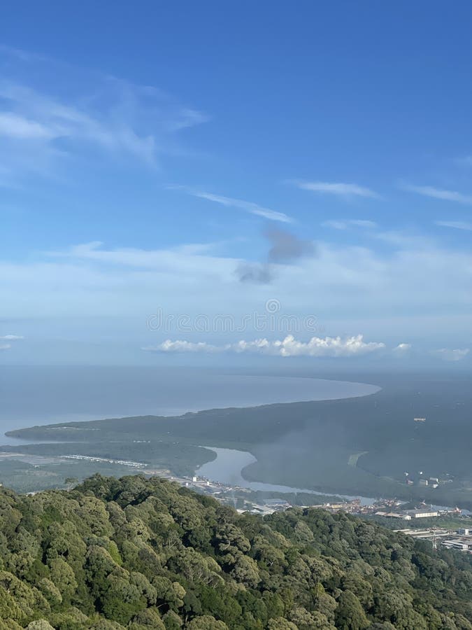 Sky with the Mountain at Batu, Malang Stock Photo - Image of batu ...