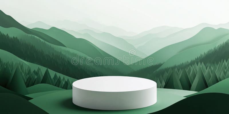 Mountain View from Circular Structure Stock Photo - Image of building ...