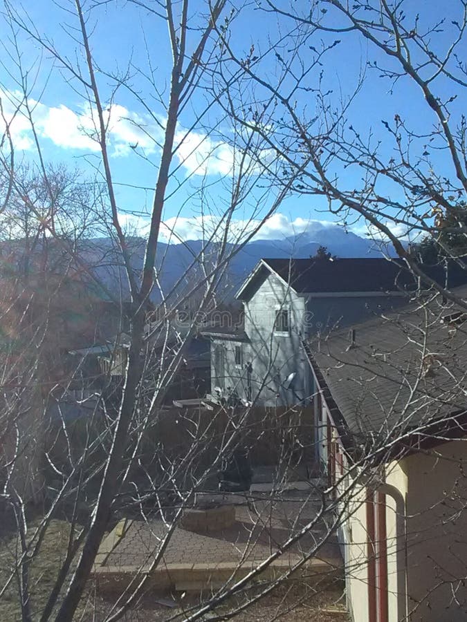 Mountain View from Colorado Springs CO Stock Photo - Image of springs ...