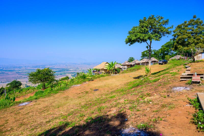 Mountain View at Doi Sa Ngo Viewpoint Stock Image - Image of asian ...