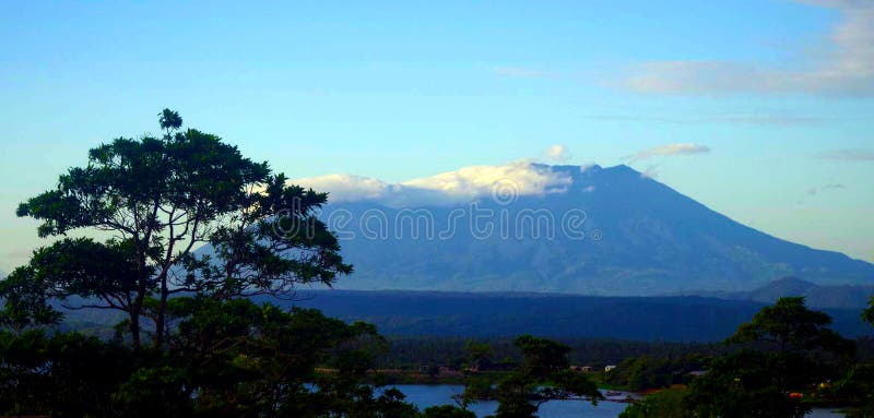 Mountain View from Far Distance Stock Image - Image of view, trees ...