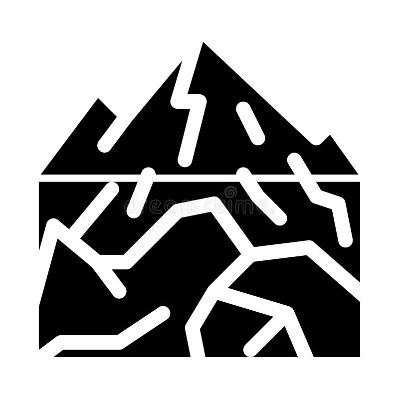 Mountain View Icon Vector Glyph Illustration Stock Vector ...